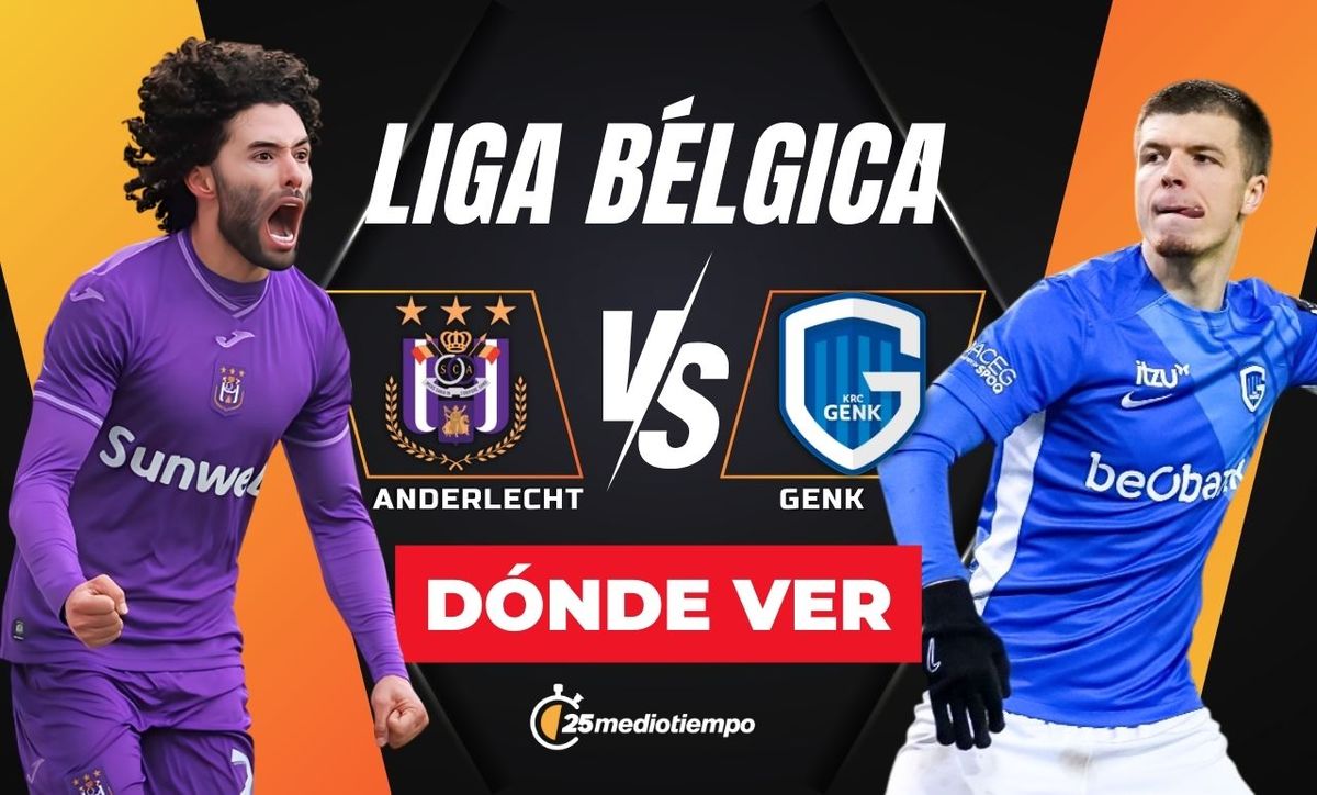 A qué hora juega Anderlecht vs Genk HOY: Dónde ver a Chino Huerta