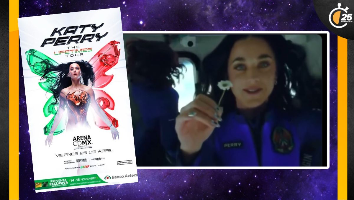 Katy Perry muestra setlist de su concierto desde el espacio| VIDEO