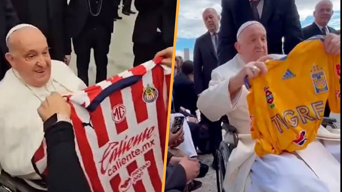 Papa Francisco y las playeras de equipos de Liga MX que tenía