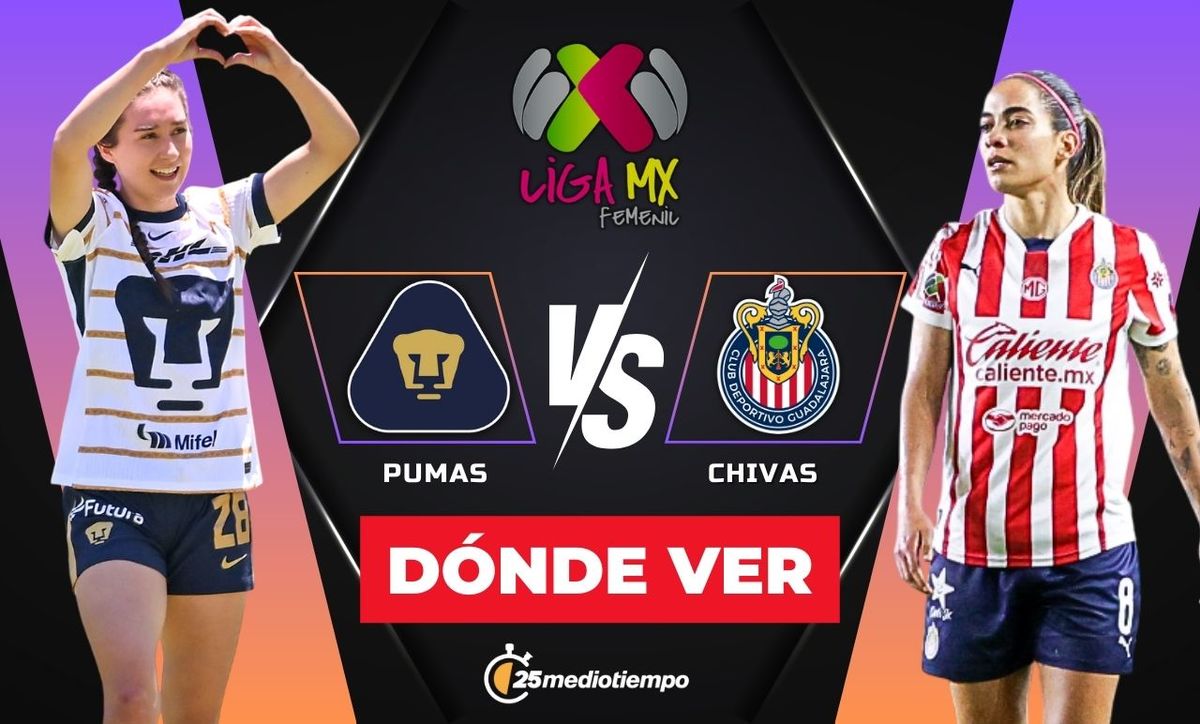 Dónde ver Pumas vs Chivas EN VIVO: Liga MX Femenil Clausura 2025