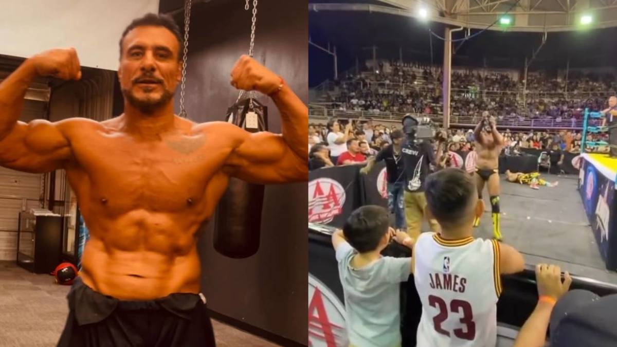 Alberto el Patrón rompe cinturón de juguete de un niño en una función