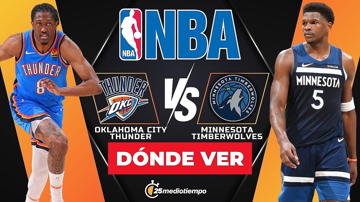 Thunder vs Timberwolves: dónde y a qué hora ver EN VIVO Juego 2