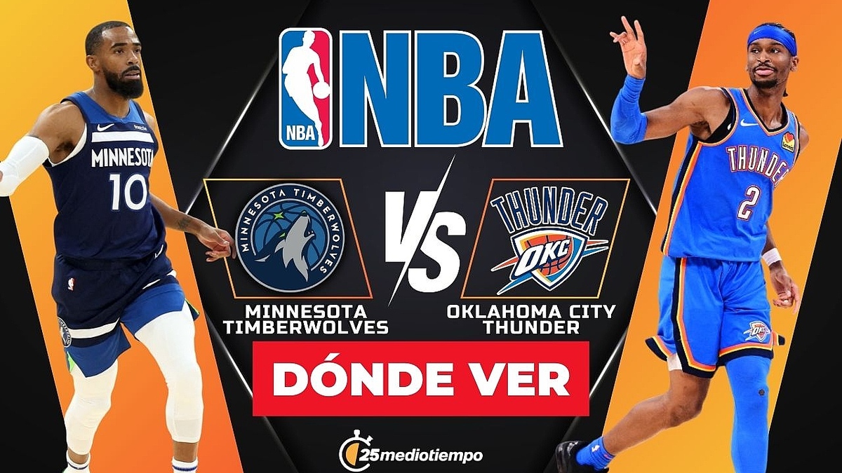 Timberwolves vs Thunder: dónde y a qué hora ver EN VIVO Juego 3 NBA