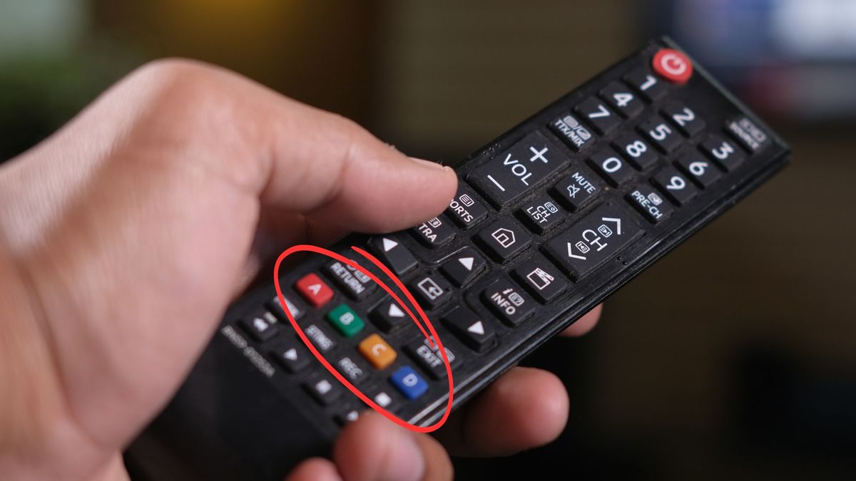 ¿Para qué sirven los botones de colores del control remoto?