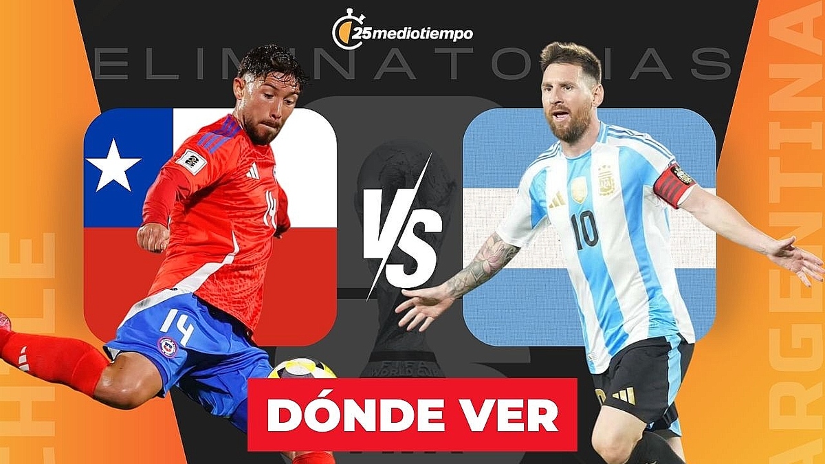 Argentina vs. Chile: dónde y a qué hora ver EN VIVO CONMEBOL