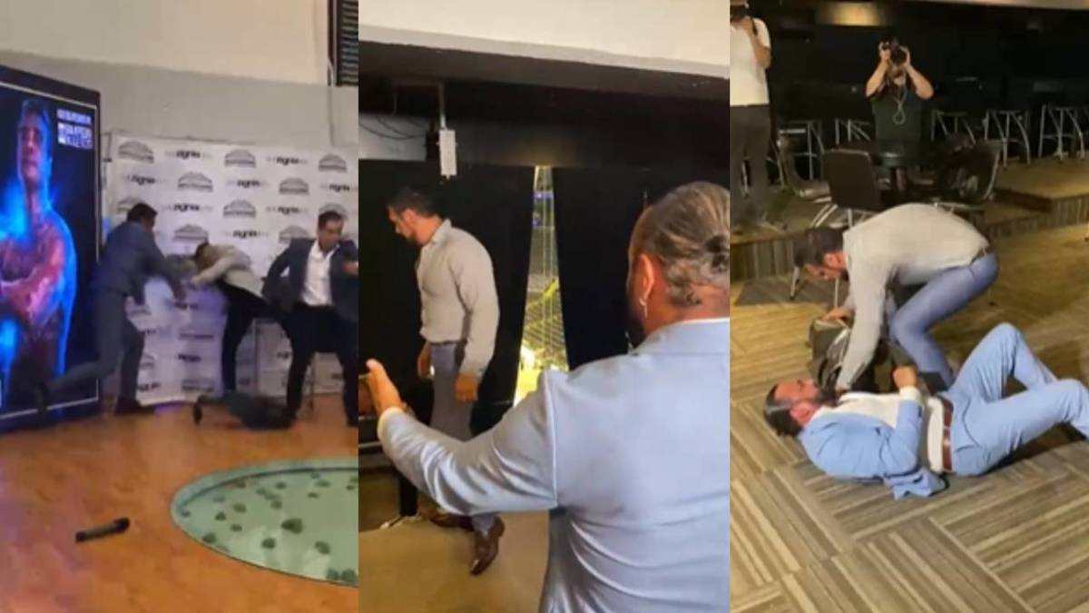 Alberto del Río ataca a Hijo del Vikingo y Latin Lover en conferencia