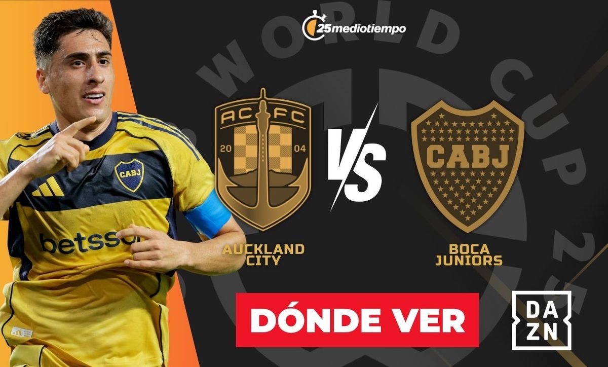 Auckland City vs Boca Juniors: dónde y a qué hora ver EN VIVO MDC 2025