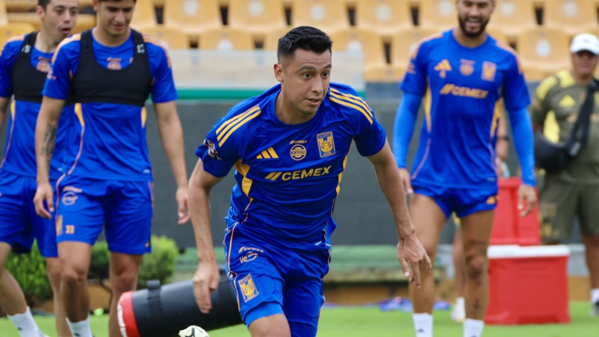 Gacelo López entrena por primera vez con Tigres