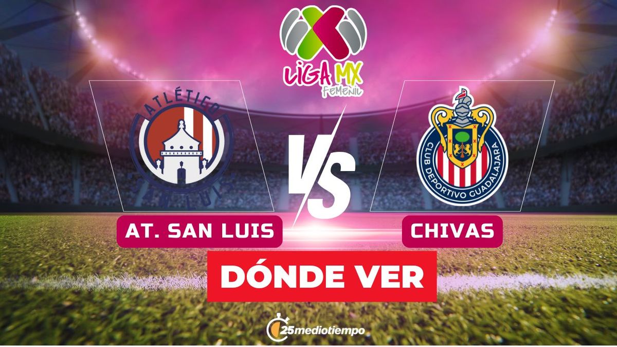 Atlético San Luis vs Chivas: horario y canal Liga MX Femenil AP 2025