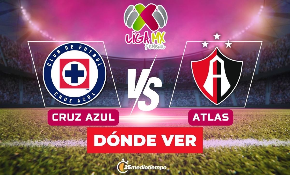 ¿A qué hora juega Cruz Azul vs. Atlas Femenil HOY? Canal EN VIVO