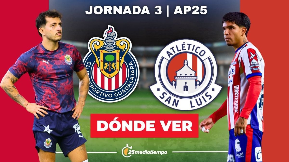 Chivas vs. Atlético San Luis: dónde y a qué hora ver EN VIVO Jornada 3