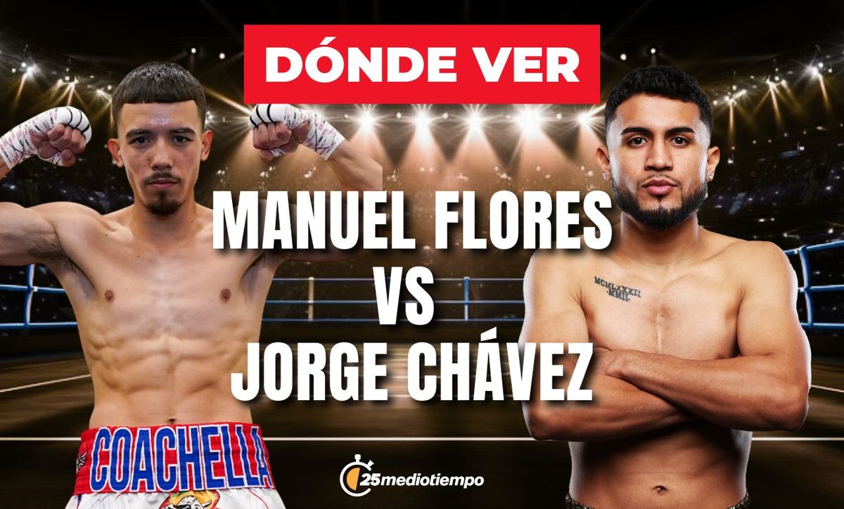 Manuel Flores vs Jorge Chávez: dónde y a qué hora ver EN VIVO pelea
