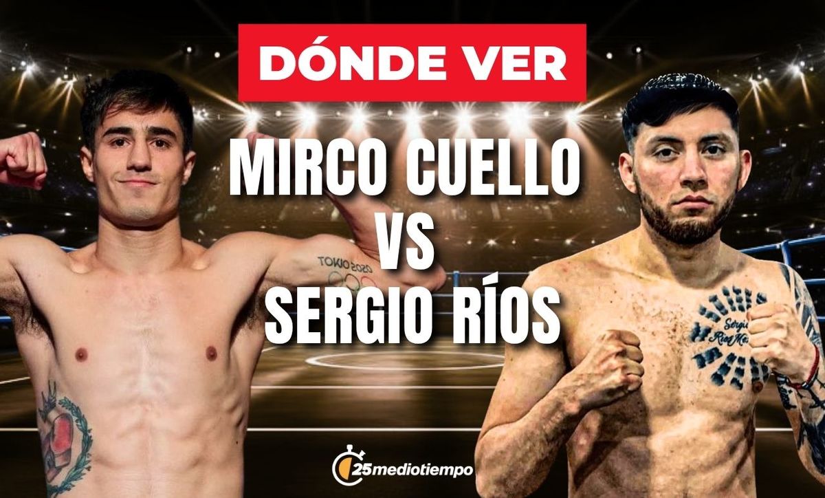 Cuello vs. Ríos: dónde y a qué hora ver EN VIVO pelea de box HOY
