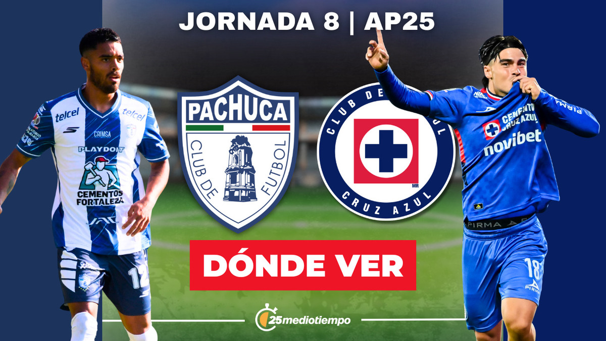 Pachuca vs. Cruz Azul: dónde y a qué hora ver EN VIVO Jornada 8