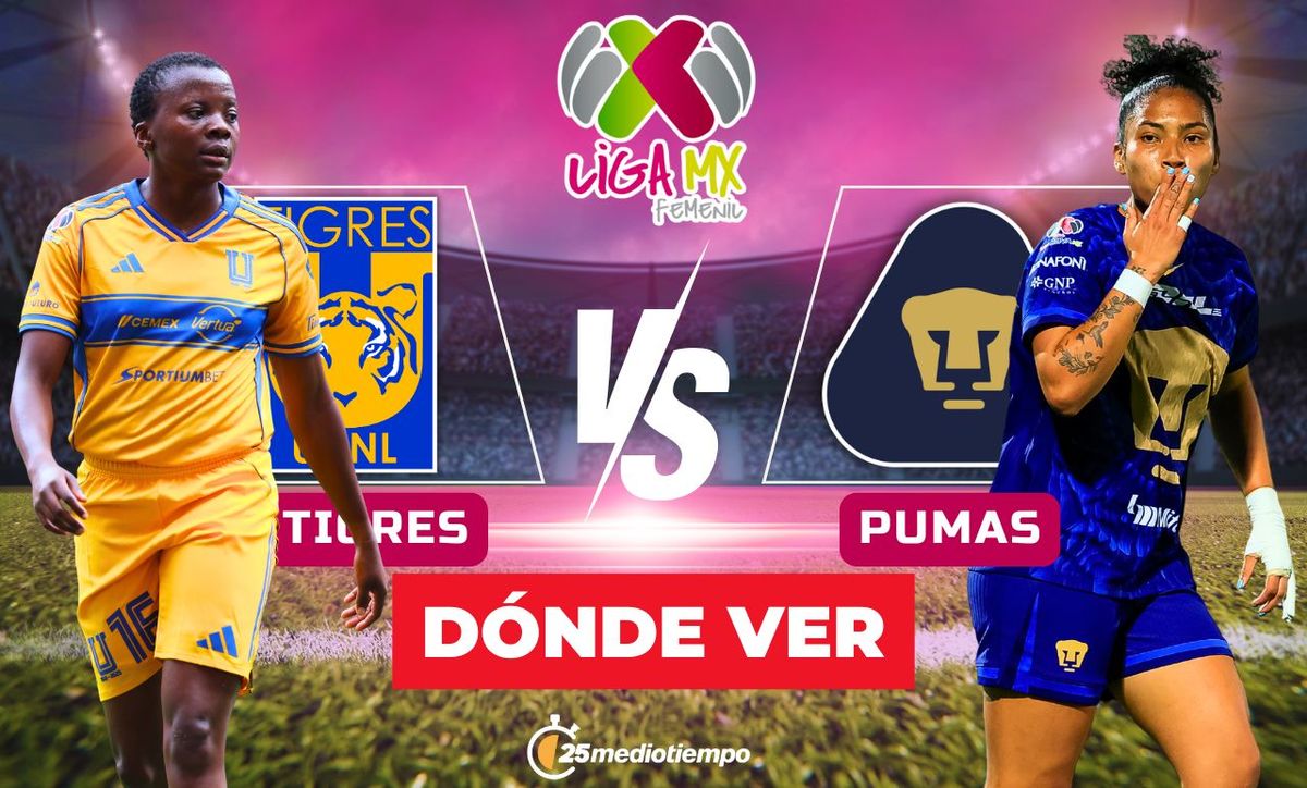 ¿A qué hora juega Tigres vs. Pumas Femenil? Canal EN VIVO