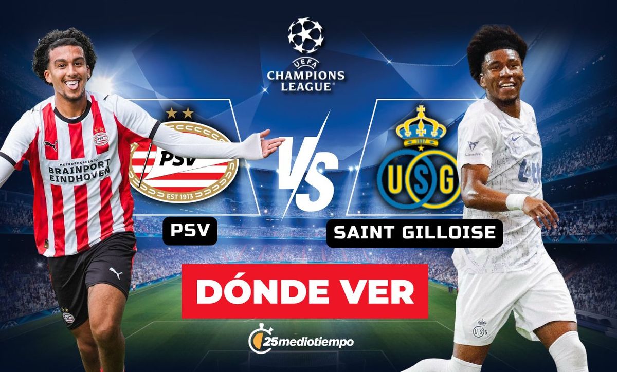 PSV vs. Saint-Gilloise: dónde y a qué hora ver EN VIVO UCL
