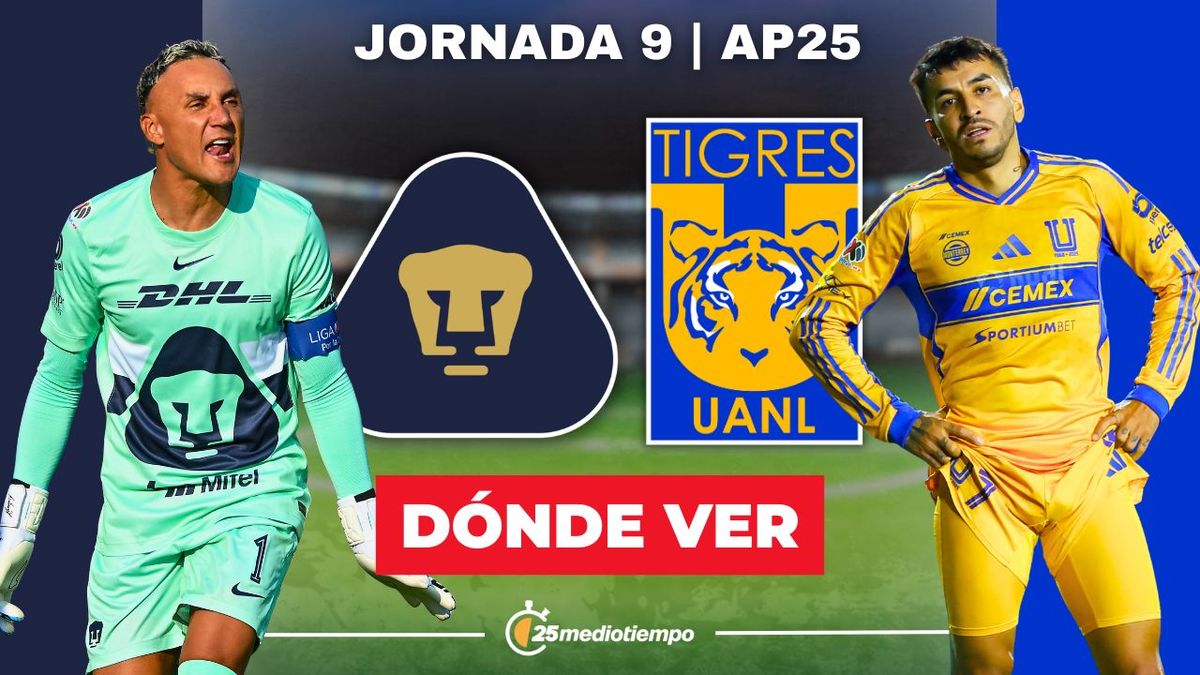Pumas vs. Tigres: dónde y a qué hora ver EN VIVO Jornada 9
