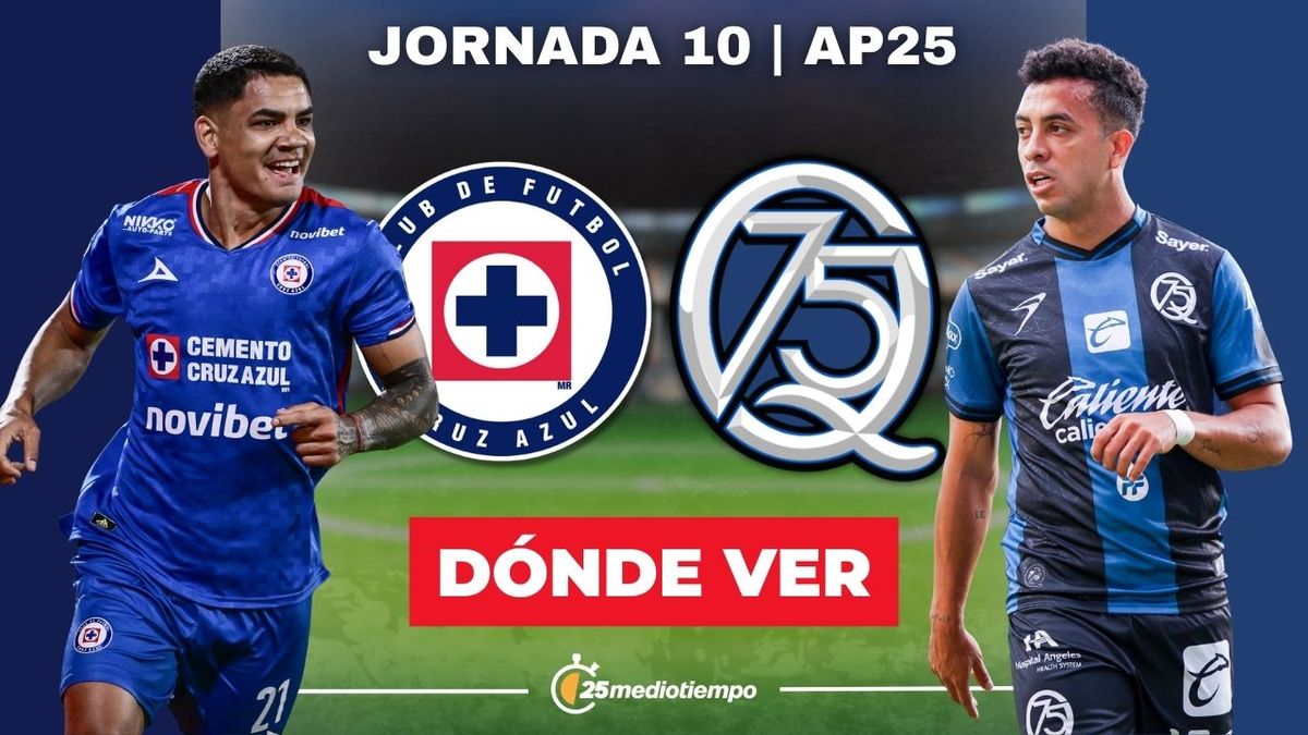 Cruz Azul vs. Querétaro: dónde y a qué hora ver EN VIVO J10
