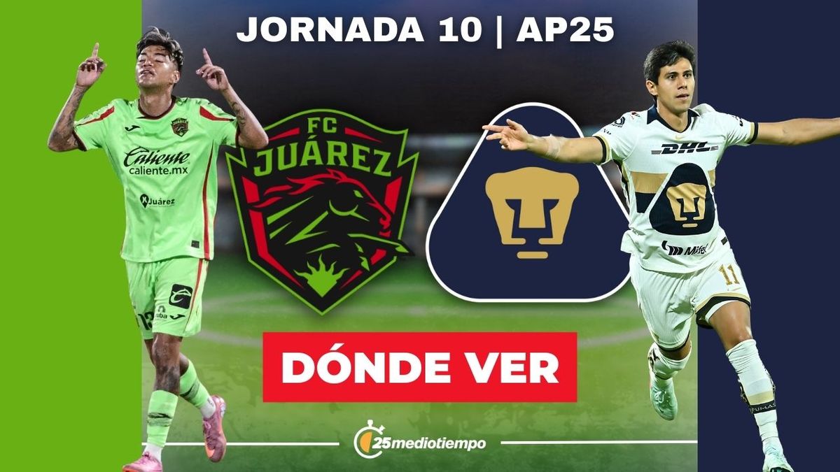 ¿A qué hora juega Juárez vs. Pumas HOY? Horario y canal EN VIVO