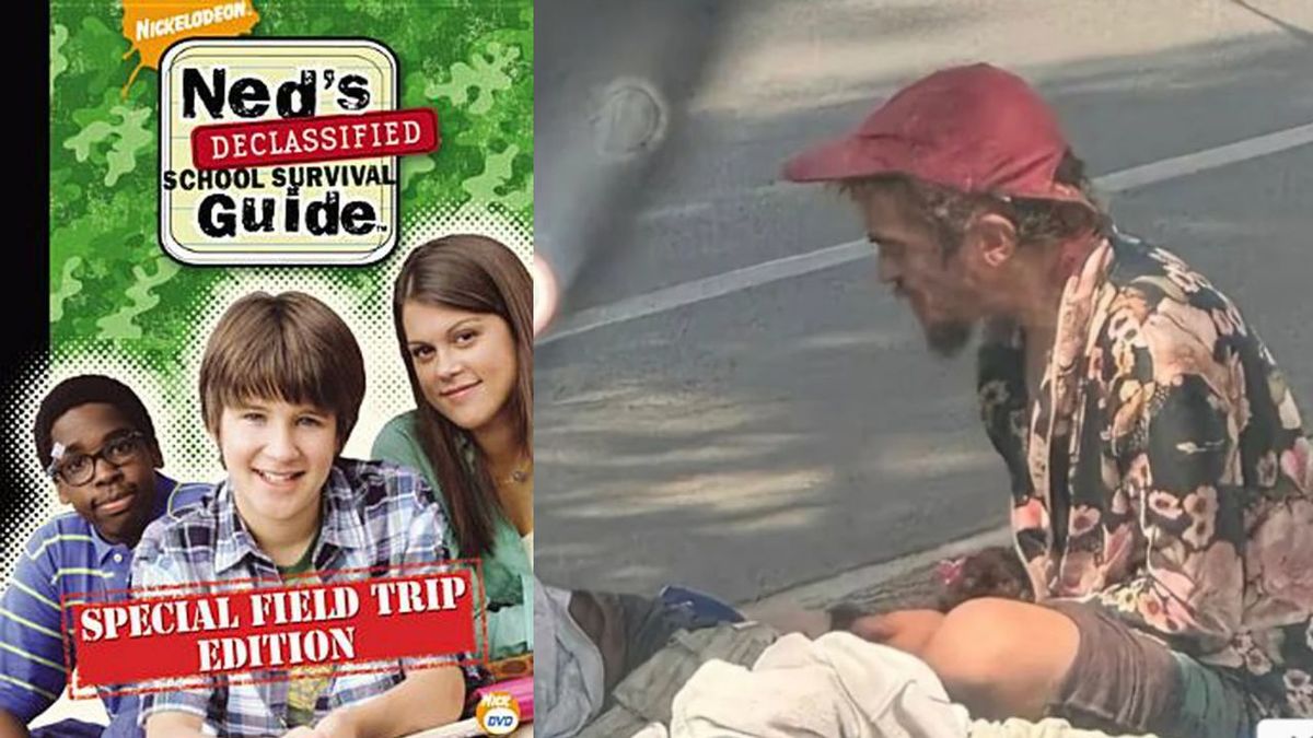Actor del Manual de Ned es visto en situación de calle: quién es
