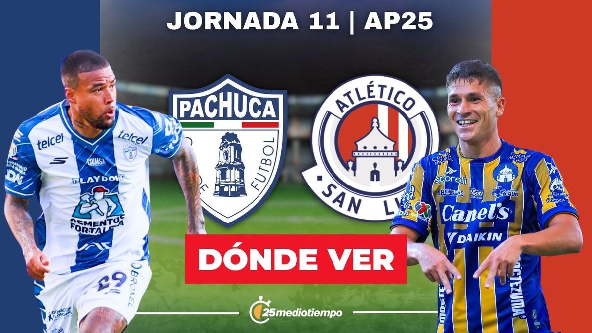 Pachuca vs. San Luis: dónde y a qué hora ver EN VIVO J11