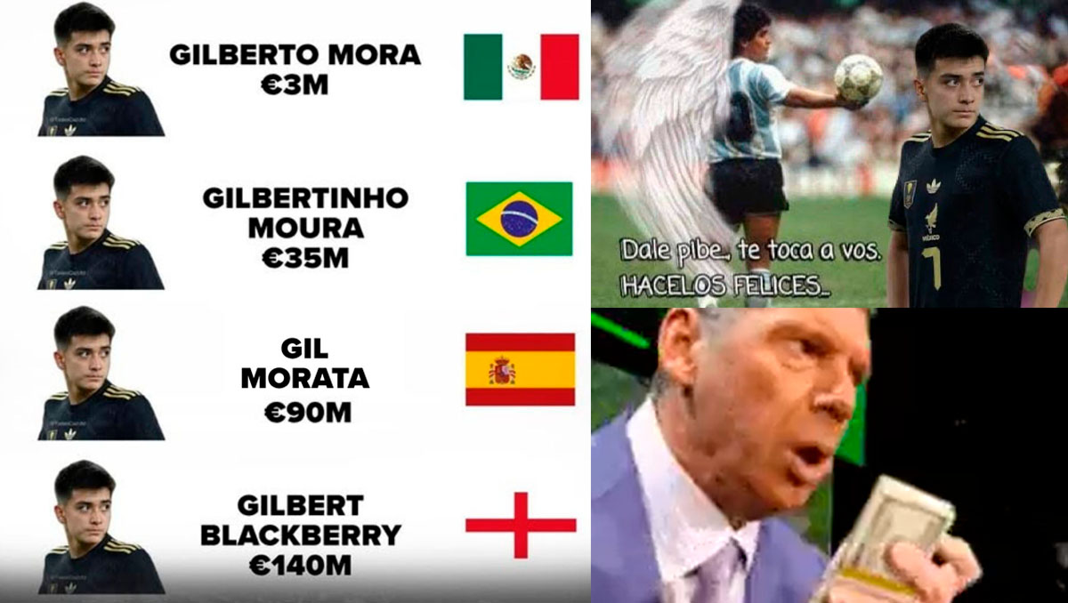 Memes de Gilberto Mora en el México vs España del Mundial Sub-20