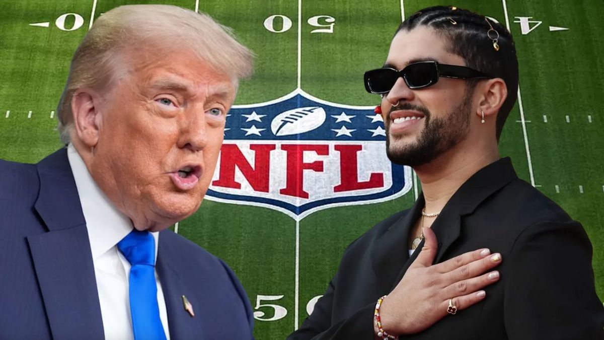 Trump califica de 'vergüenza' tener a Bad Bunny en Super Bowl
