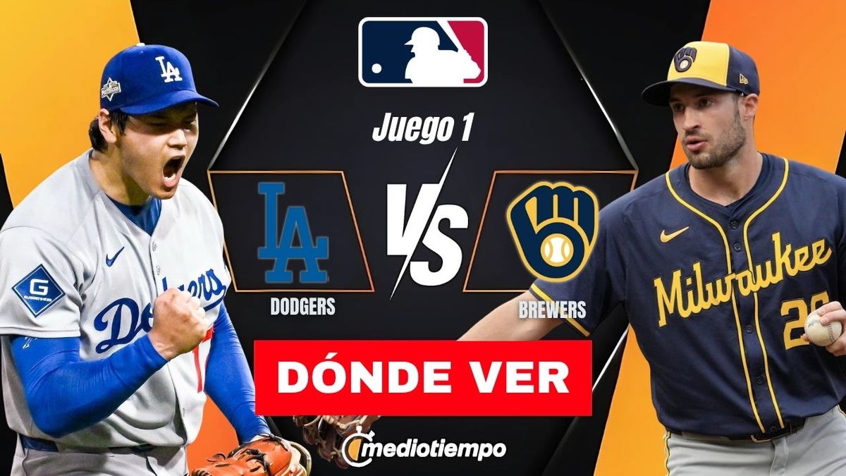 Dónde ver Brewers vs Dodgers EN VIVO: canal Juego 1 MLB 2025 Playoffs