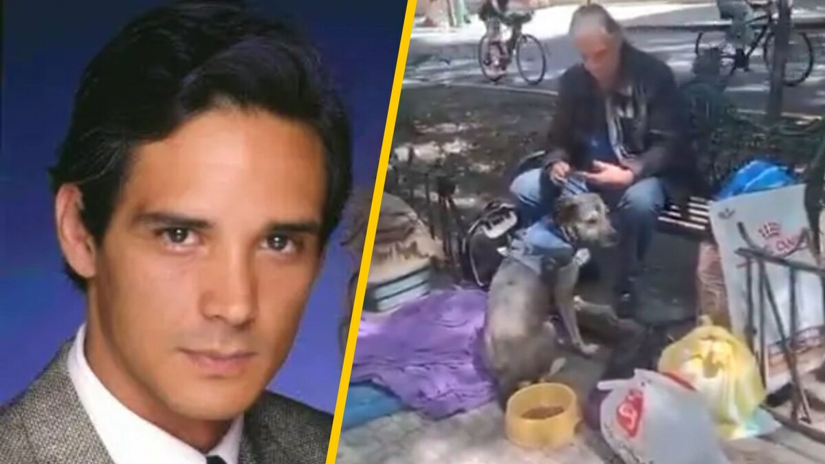 Actor de Televisa termina en situación de calle junto a sus mascotas