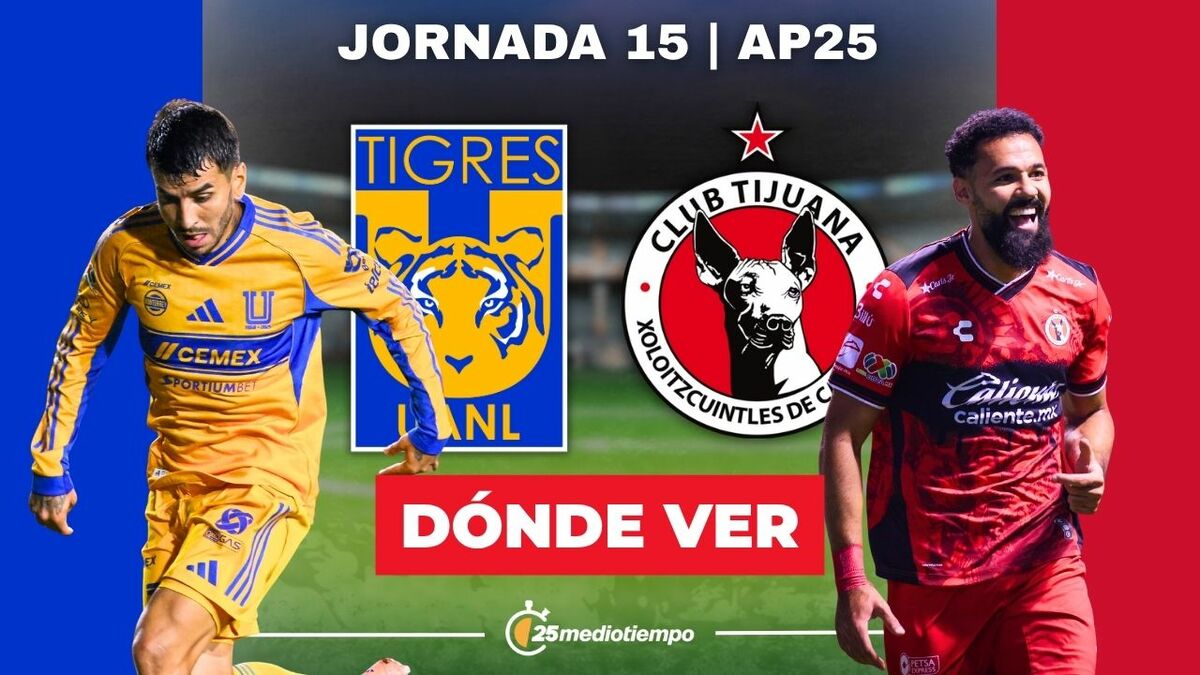 ¿A qué hora juega Tigres vs. Tijuana? Horario y canal EN VIVO J15