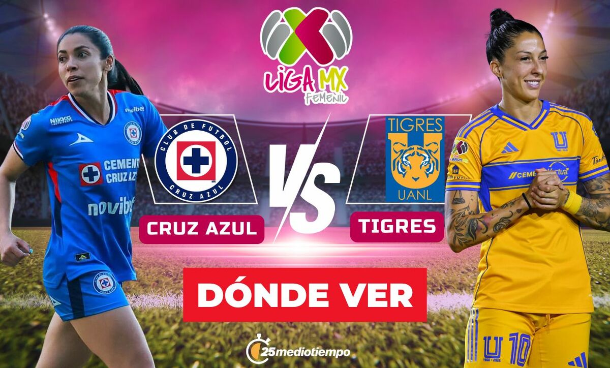 Cruz Azul vs. Tigres Femenil: dónde y a qué hora ver EN VIVO J17