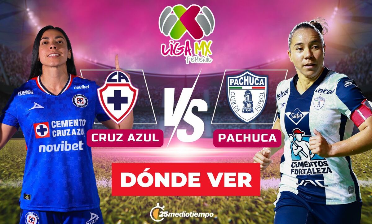 Cruz Azul vs. Pachuca Femenil: dónde y a qué hora ver EN VIVO Cuartos