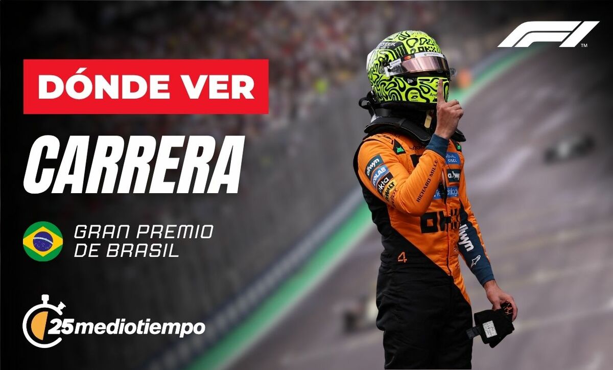 ¿Dónde ver GP de Brasil? Horario de canal carrera de F1 2025