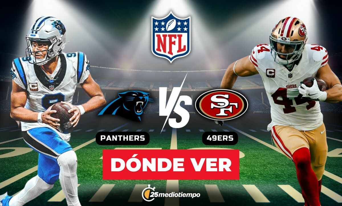 A qué hora y dónde ver 49ers vs. Panthers EN VIVO: Semana 12 NFL 2025