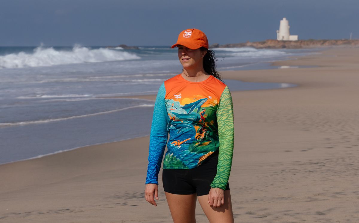 Stephanie Montero, atleta mexicana que completó nado extremo de 60 km
