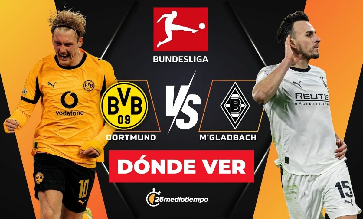 Dortmund vs. Mönchengladbach: dónde y a qué hora ver EN VIVO