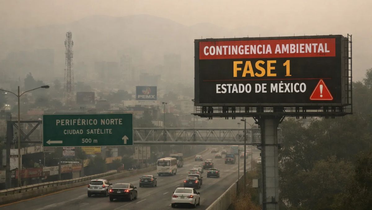 Activan Fase 1 de Contingencia Ambiental en Edomex