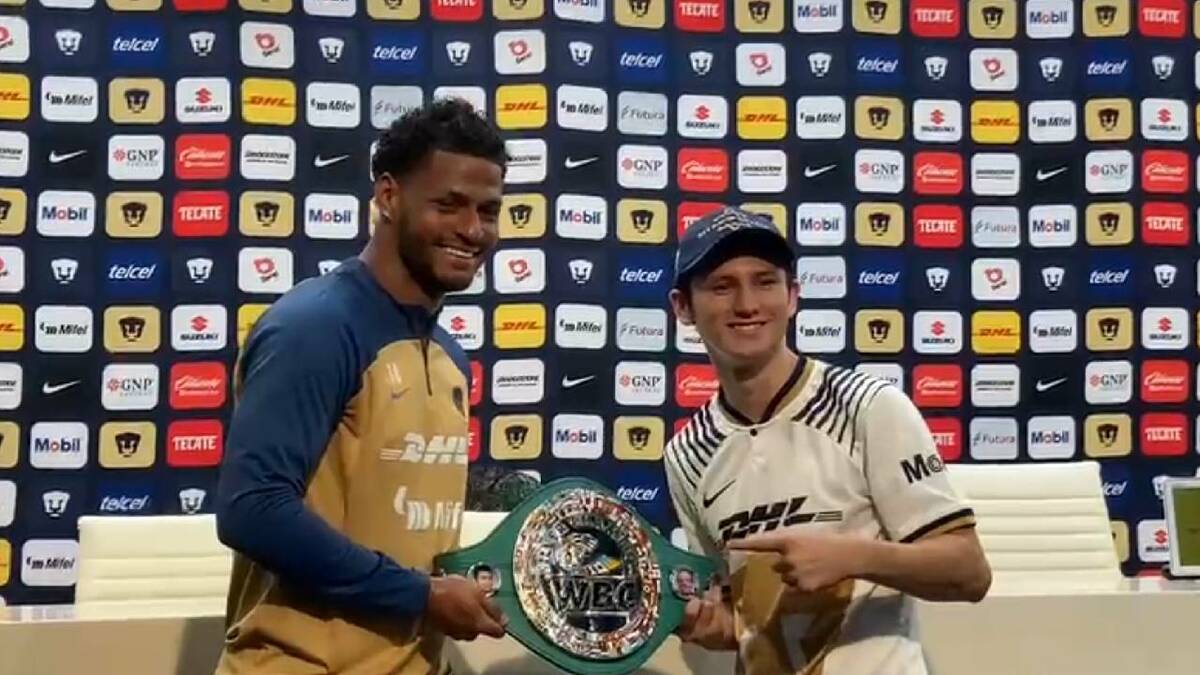 Rey David Picasso recibe mensaje de Pumas previo a su pelea en Arabia