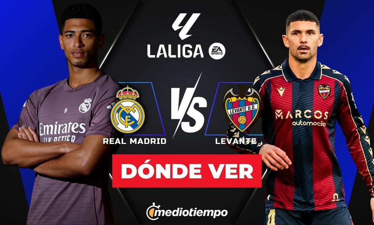 Real Madrid vs Levante: a qué hora y dónde ver Jornada 20 LaLiga 2026