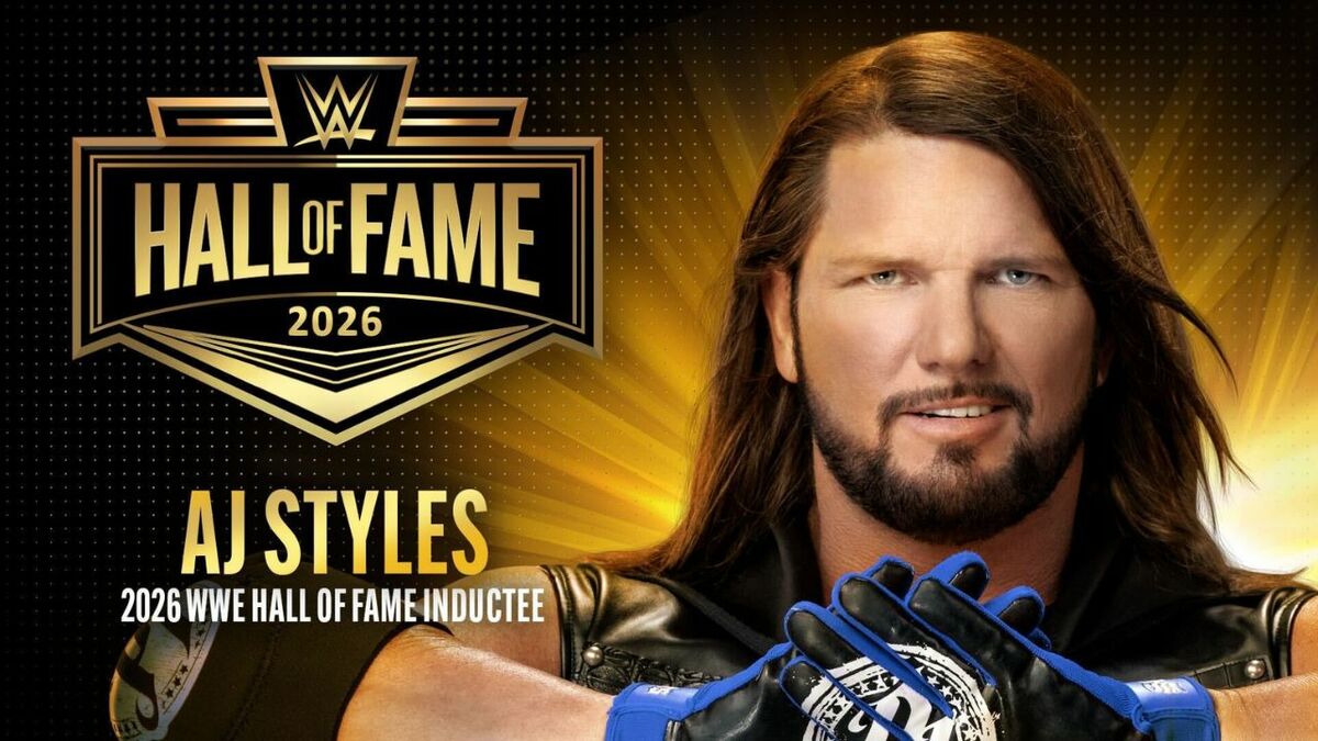 WWE inducirá a AJ Styles al Salón de la Fama 2026