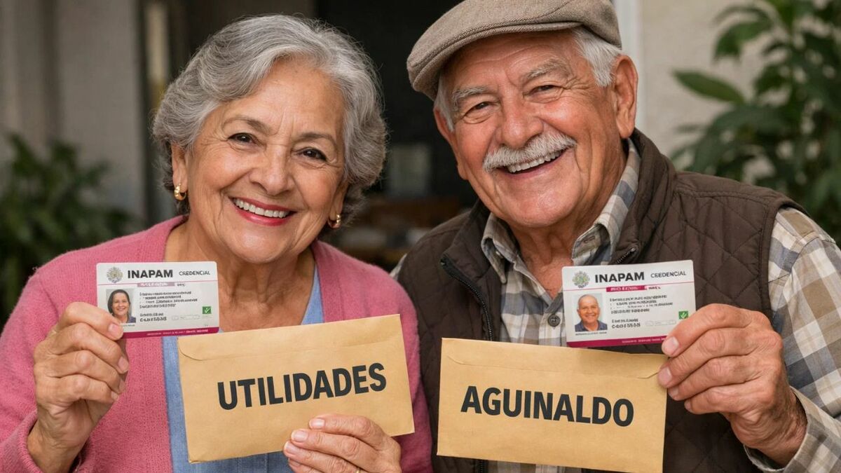 ¿Cómo cobrar utilidades y aguinaldo con credencial INAPAM en 2026?