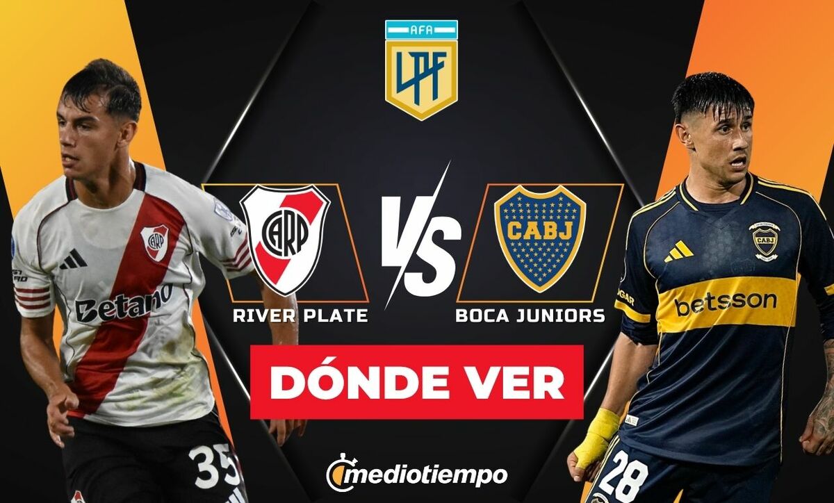 Dónde ver River Plate vs Boca Juniors EN VIVO: Superclásico Argentino