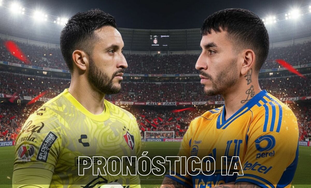 Atlas vs Tigres: quién gana según la IA | Probabilidades Liga MX