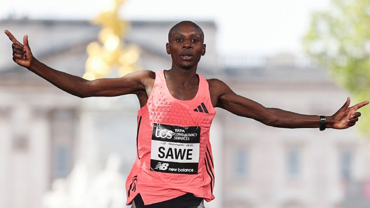 Sabastian Sawe rompe el récord mundial de maratón; ahora es 01:59.30