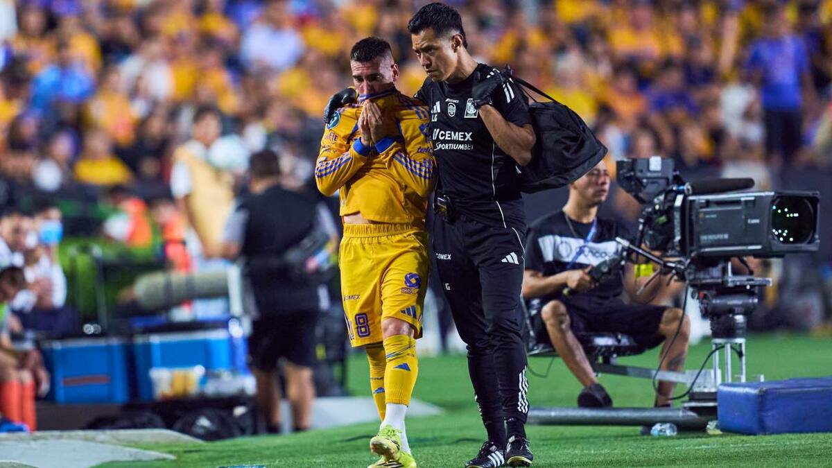 Fernando Gorriarán se lesionó en el Tigres vs. Nashville SC