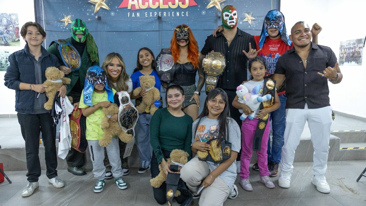 WWE y AAA hacen historia en México junto a Make-A-Wish en CDMX