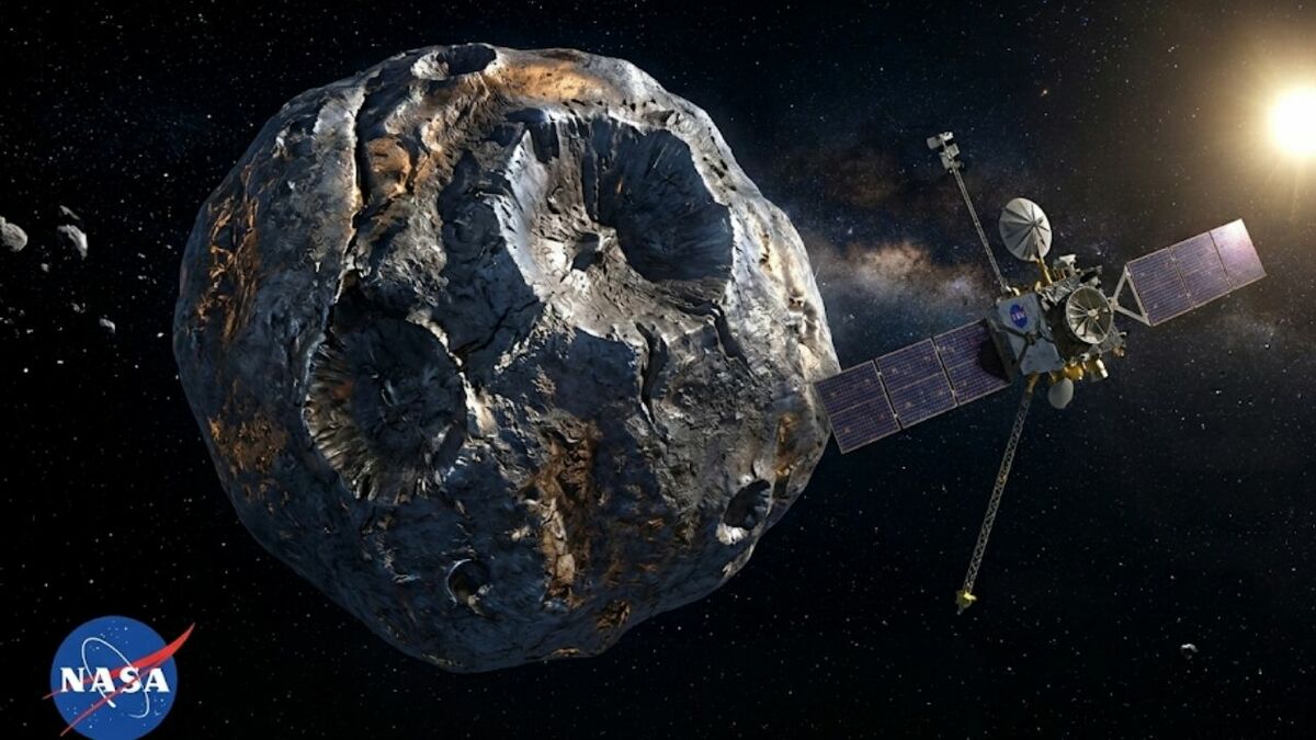 ¿Un mundo de metal? Por qué la NASA viaja al asteroide Psyche