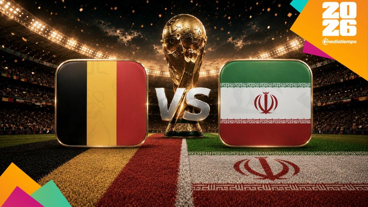 Bélgica vs Irán: qué canal transmite partido Mundial 2026 EN VIVO